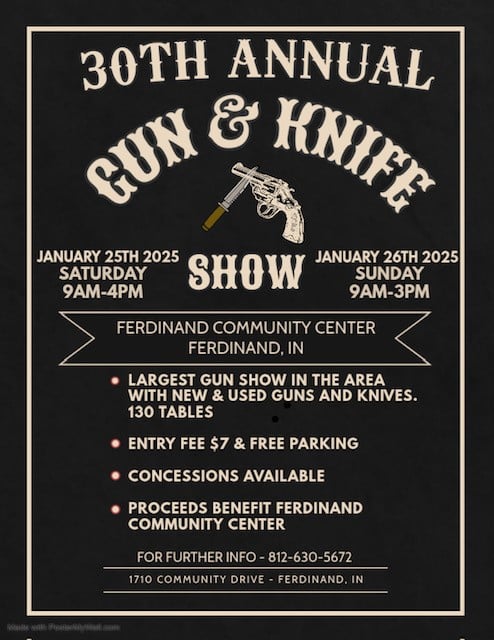 Ferdinand Gun and Knife Show - Visit Dubois County